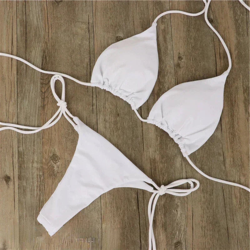 Bennett | Bikini brillante – Orlenne Couture
